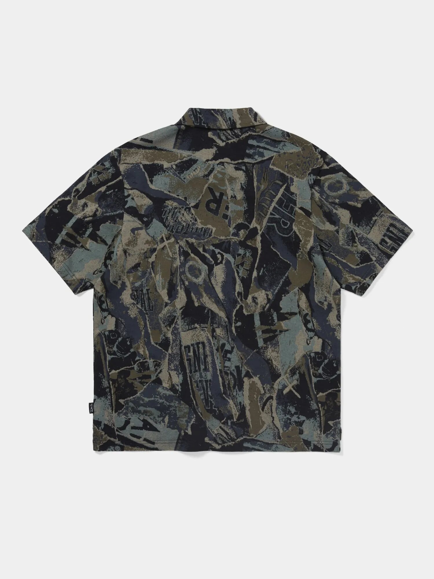 Рубашка thisisneverthat Jacquard Pattern Button Up, размер S, black — фото 1