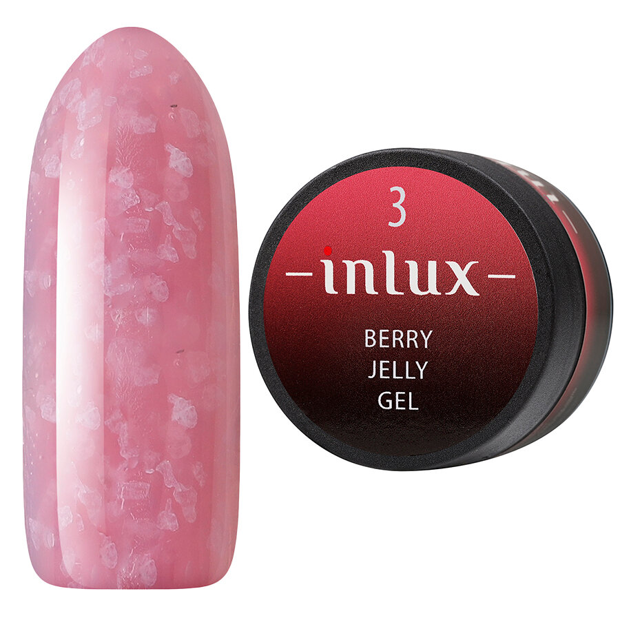 INLUX, Гель Berry Jelly gel № 3, 15 мл