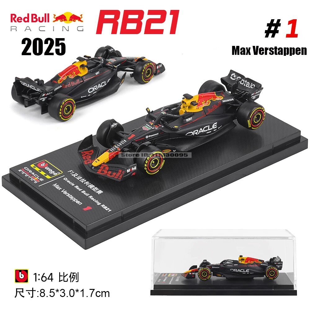 Red Bull RB21 2025 #1 Max Verstappen 1:64