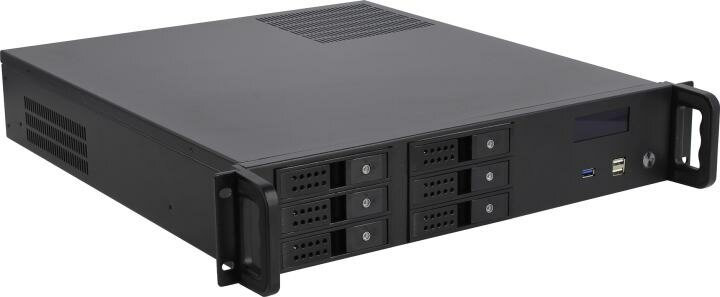 (Z1030624) (ТХП) 2U: Xeon E-2324G/ 16 Гб/ 2x3 Тб SATA/ 512 Гб NVMe SSD/