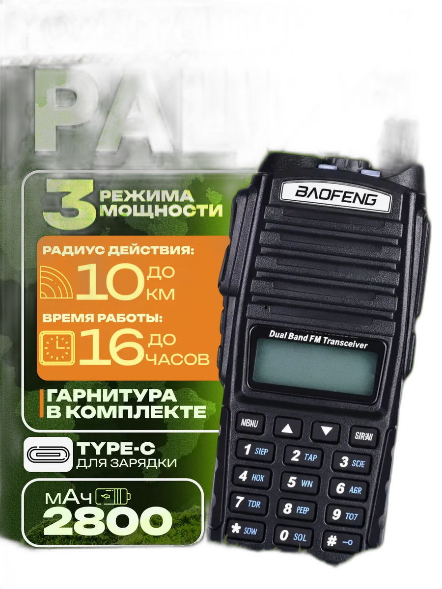 Электронная рация Баофенг UV-82