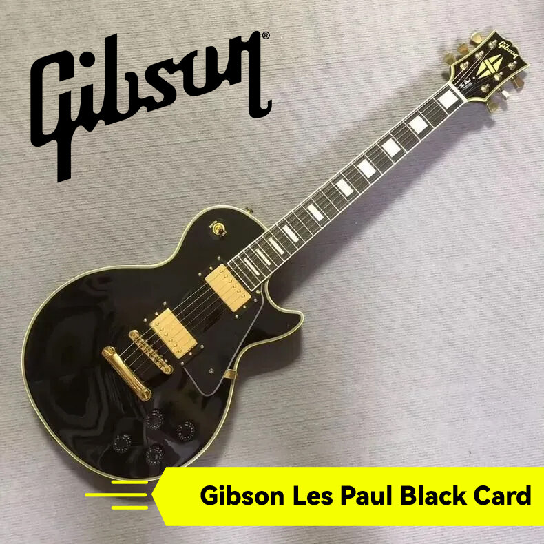 Gibson Электрогитара Les Paul Custom Электрическая гитара (гитара для начинающих) 6-струнная, корпус Махагони 39"