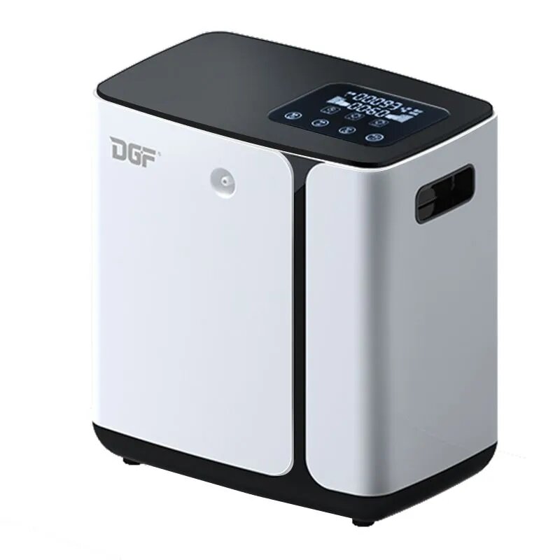 Кислородный концентратор GDF, 1-8 л/мин, Концентратор 2-в-1 + небулайзер, Кислород для дыхания и домашнего использования