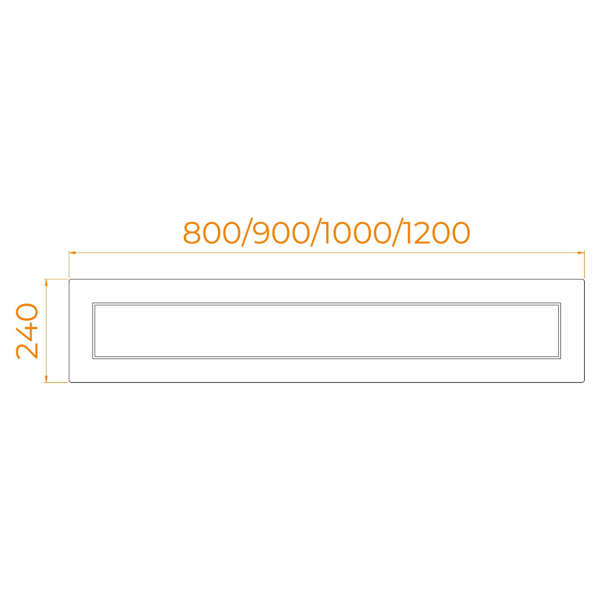 Экран для поддона RGW NА, CL-s-09 90х24 см фронтальный (16230911-90)