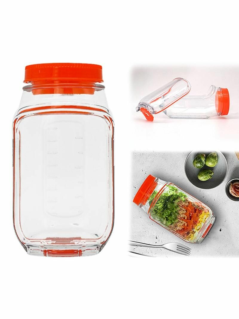 Банка для хранения апельсинового салата