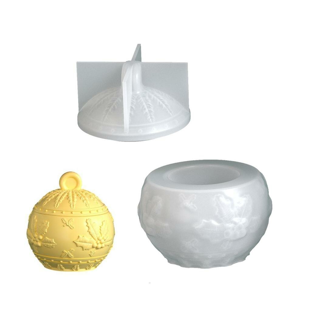 Тисненый силиконовый формочник для украшений и декоративных контейнеров, Ягодный узор