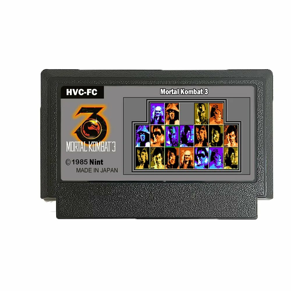 Mortal Kombat 3 - Игра 8-битный картридж Famicom - игровой картридж NES (8 bit, Английская версия)