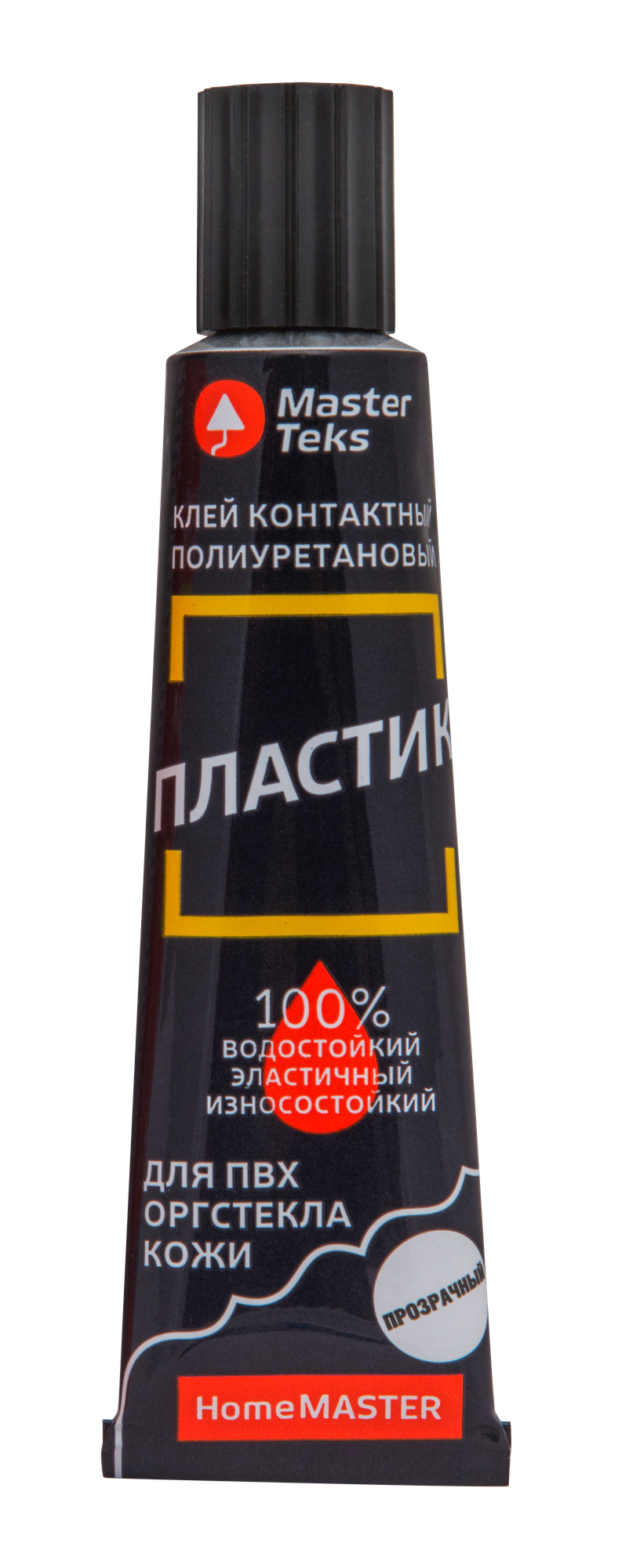 Клей контактный полиуретановый MASTERTECS HOMEMASTER пластик прозрачный 40МЛ нева