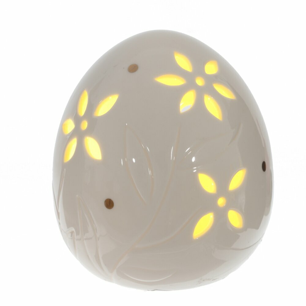 Фигурка декоративная Яйцо (подсветка, 3xLR44 н/п), 9х9х11 см KSM-819212