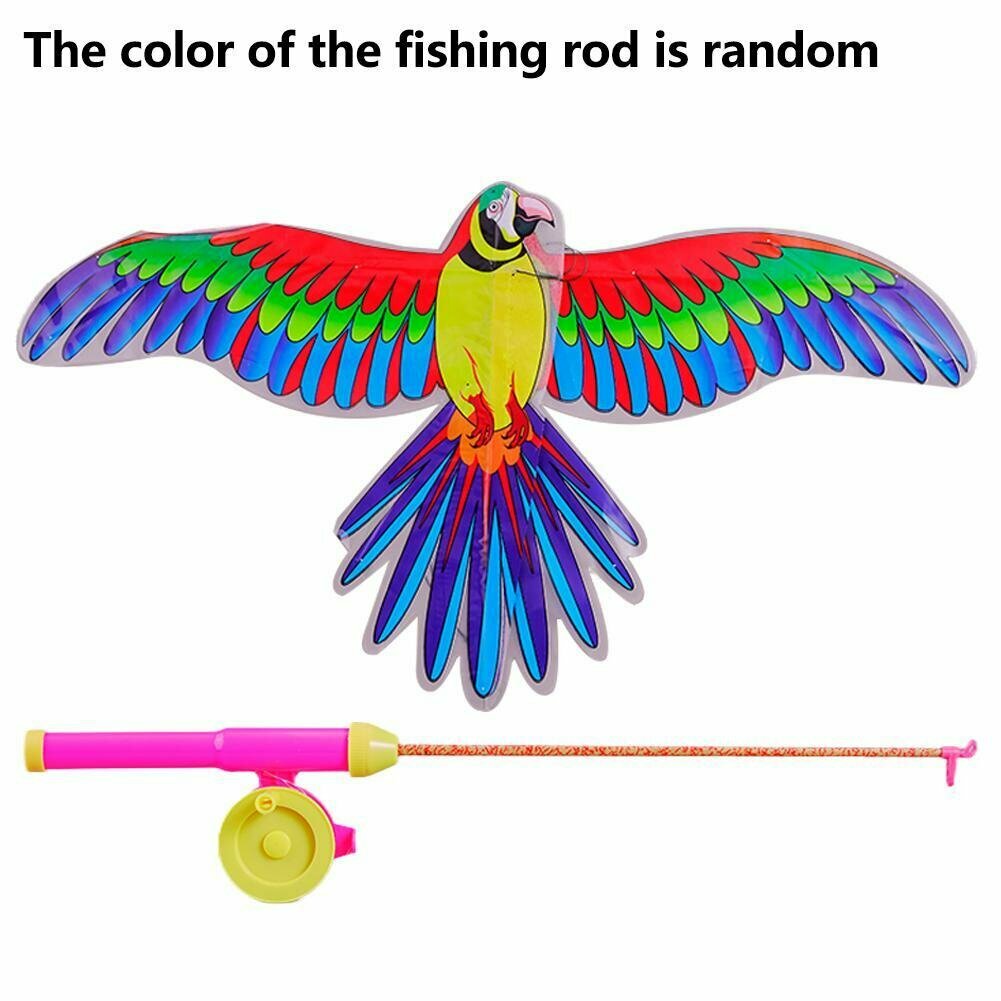 Rainbow Kite Tube Tail Outdoor Backyard Game Stunt Kite Parafoil Tail E8L8