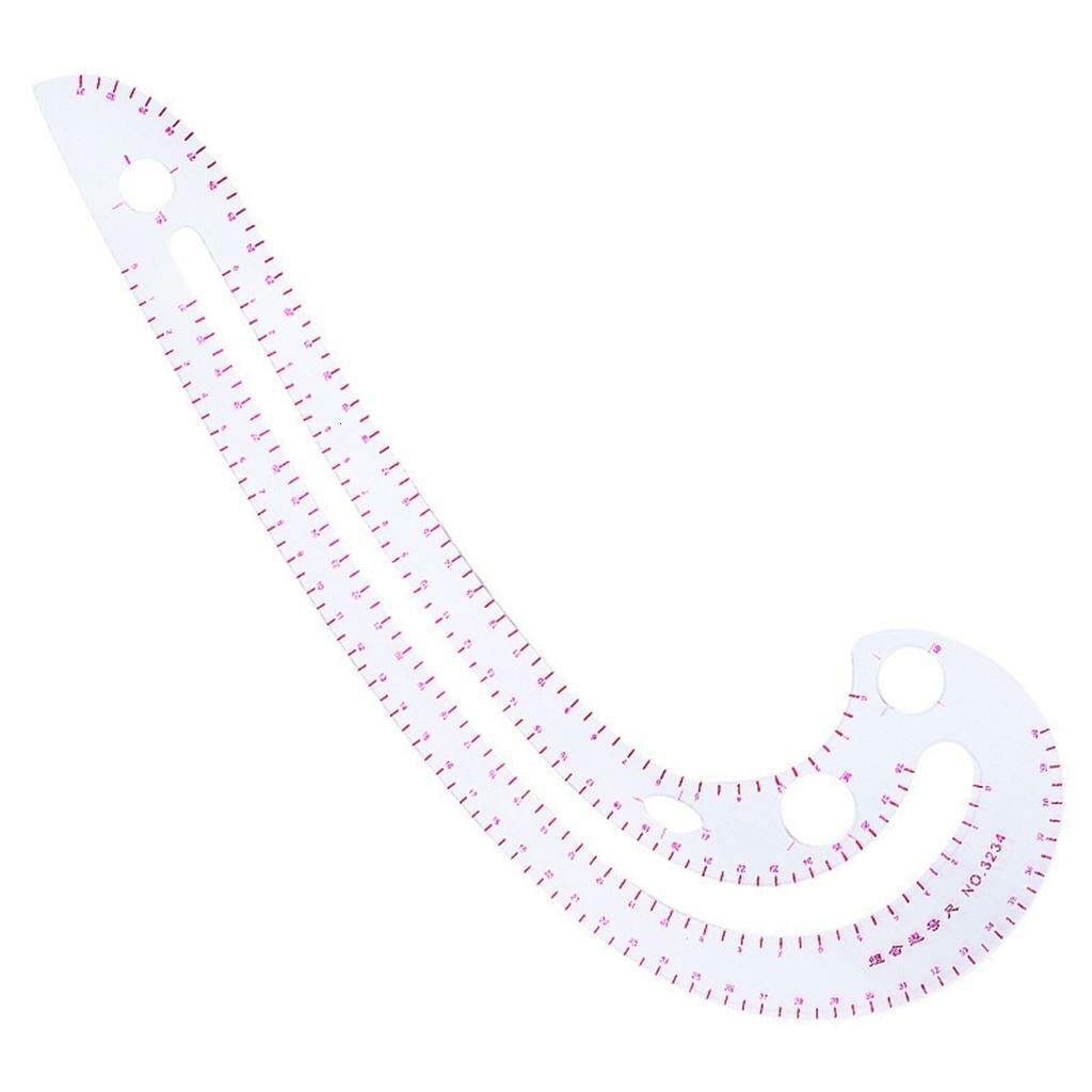 Французская изогнутая линейка для шитья, Линейка для шитья 3234