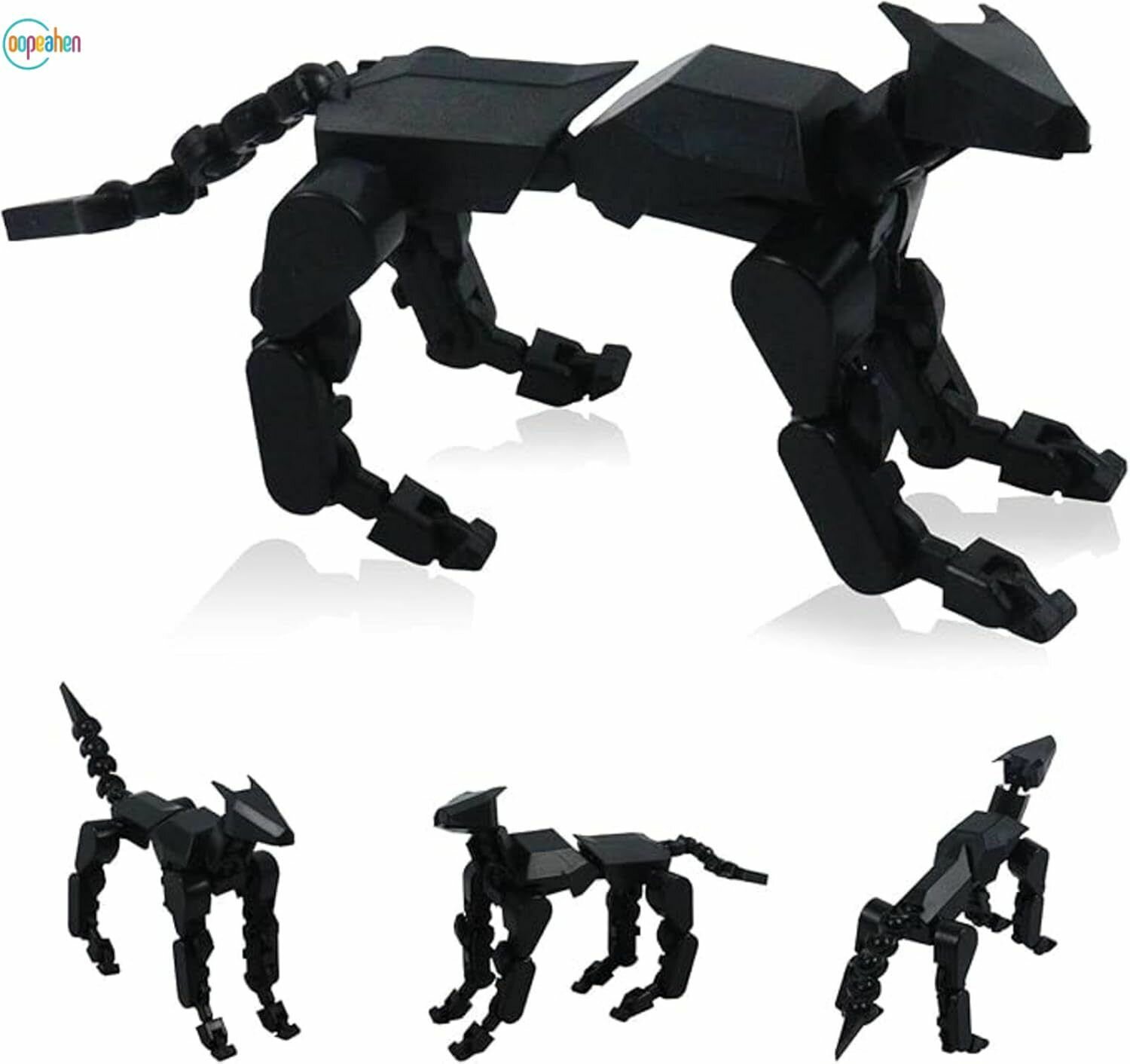 T13 Action Dog 3D печать подвижная шарнирная экшн-фигурка робот собака