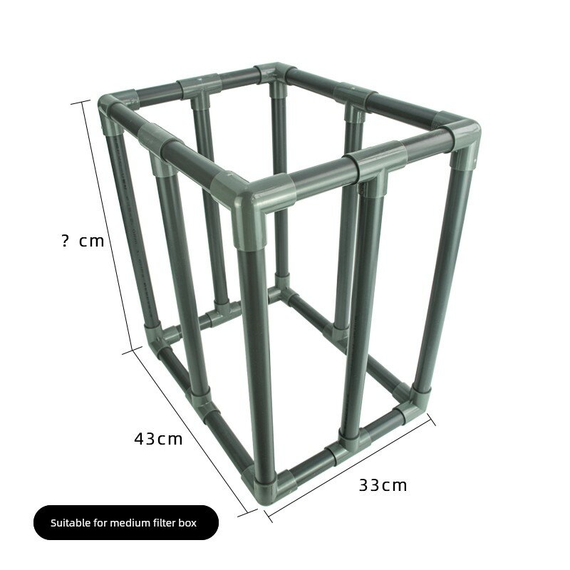 Аквариум, пруд, коробка для оборот, верхний фильтр, тамп, коробка для трюков, опорная полка Серый средний размер