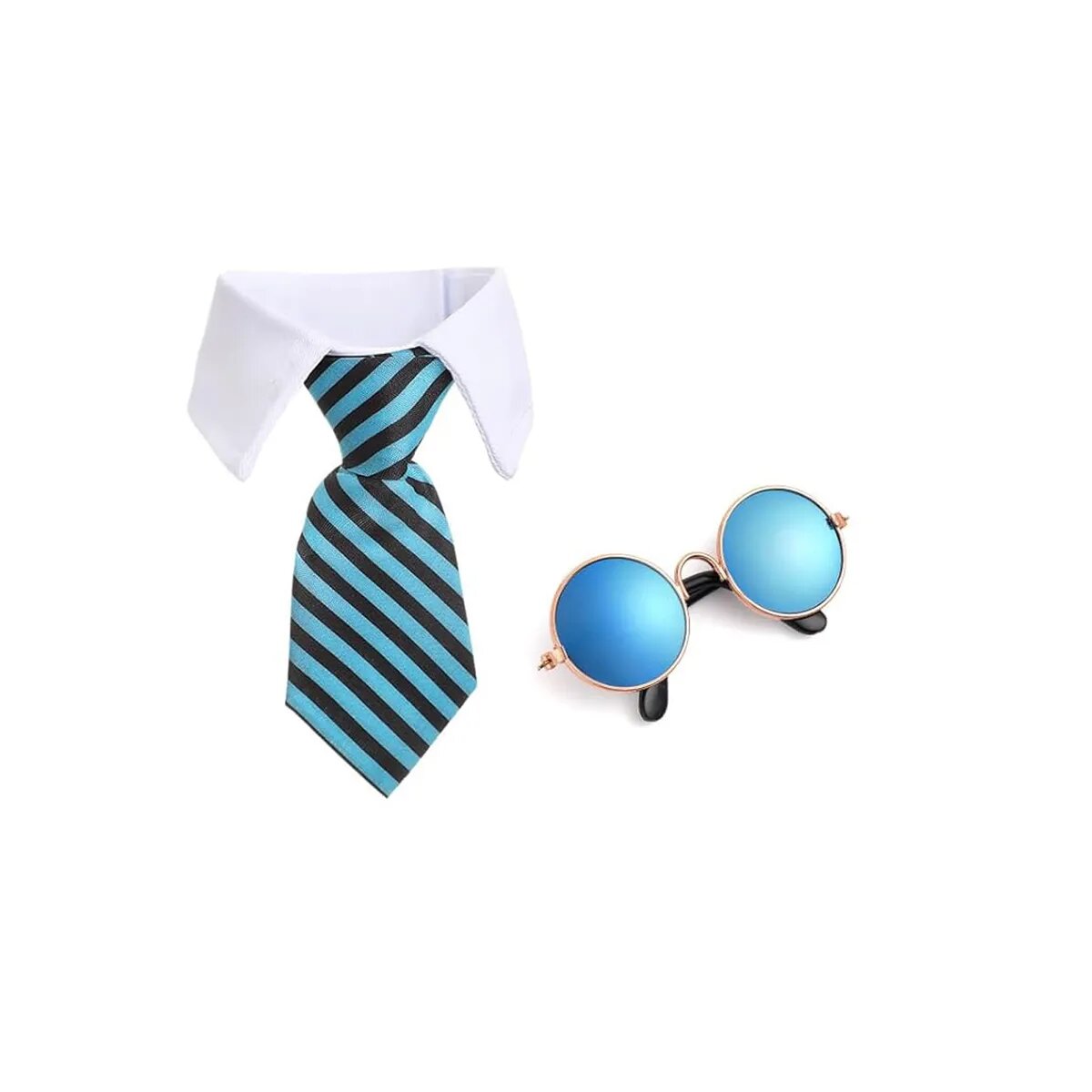 2 предмета домашней одежды для собак и кошек кошачий галстук очки