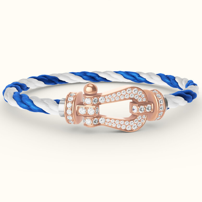 Браслет с пряжкой в виде подковы, красный шнур, парный стиль для мужчин и женщин, электропокрытие 18К розового золота, браслет на удачу по знаку зодиака, DIY