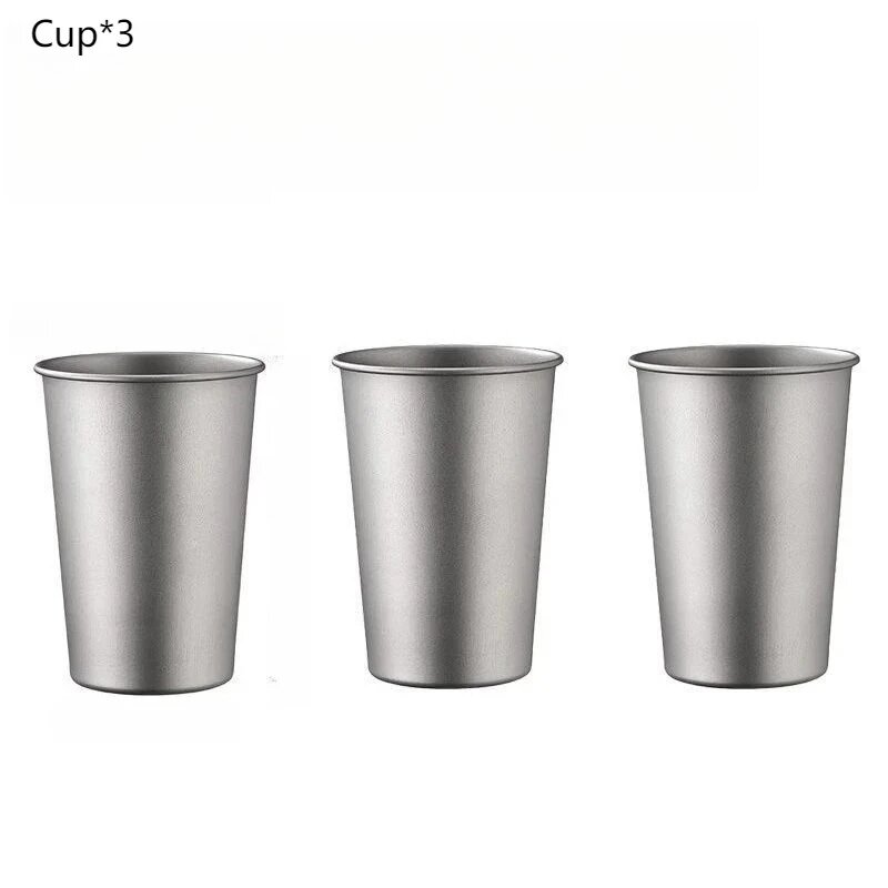 Титановая чашка для кемпинга cup 3pc