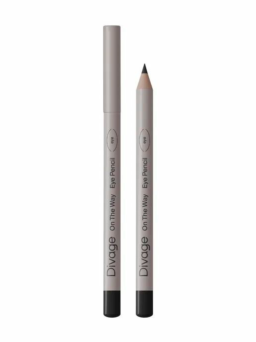 DIVAGE Карандаш для глаз On The Way Eye Pencil, 1,1 г, 01 Черный