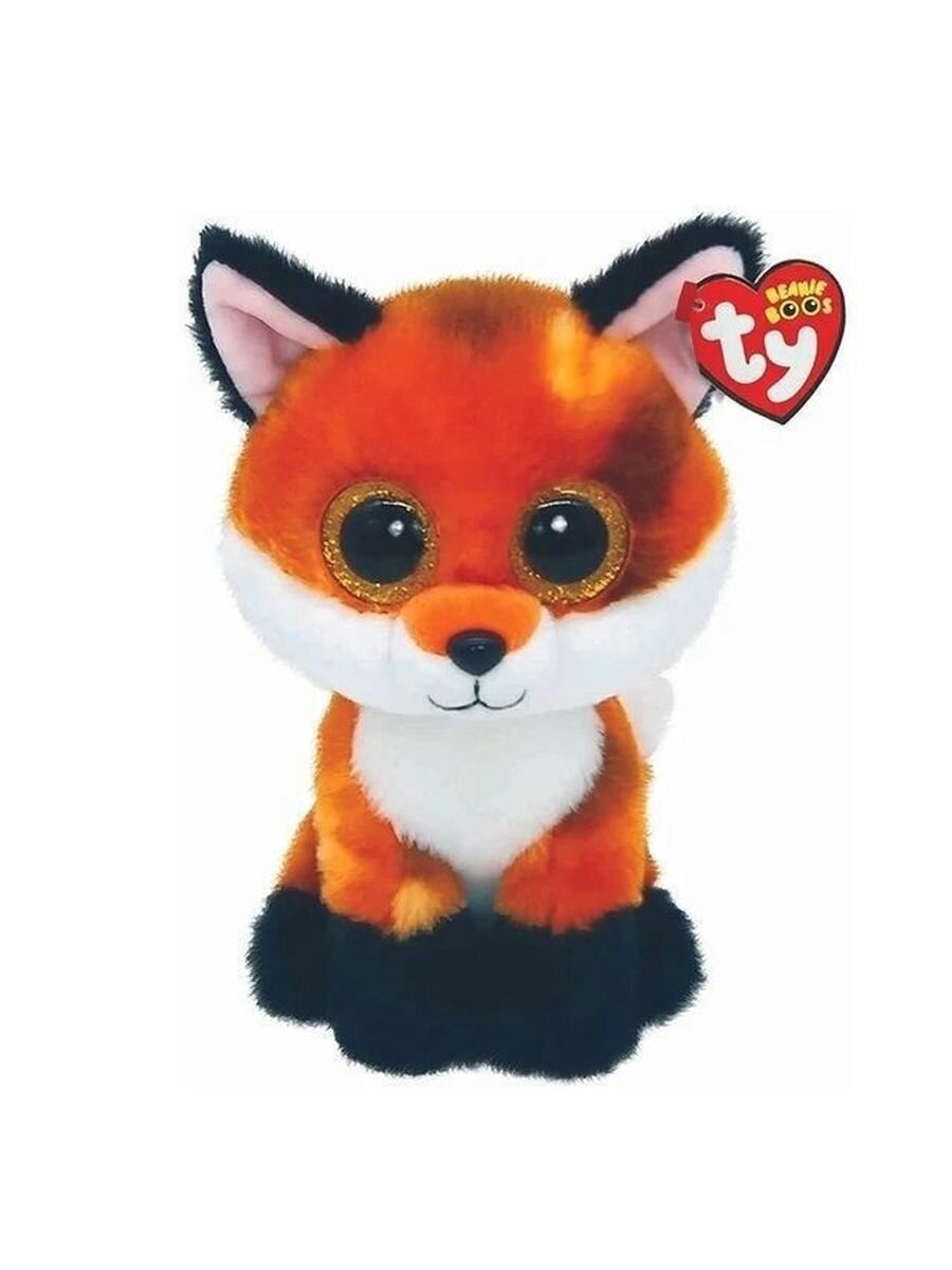 TY Детская мягкая игрушка Мияудау Рыжая Лиса, 15 см