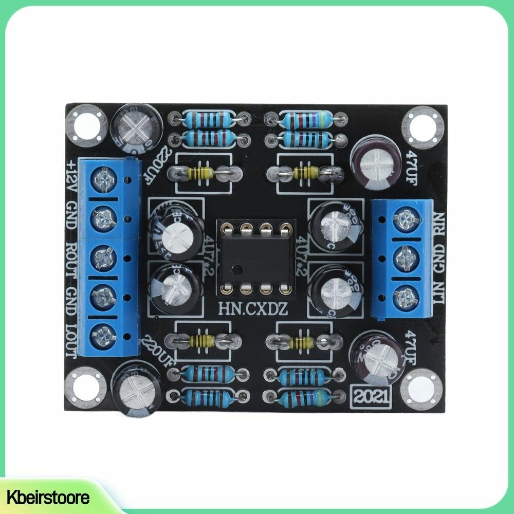 2-канальная плата предусилителя звука, одинарный модуль, для автоакустики