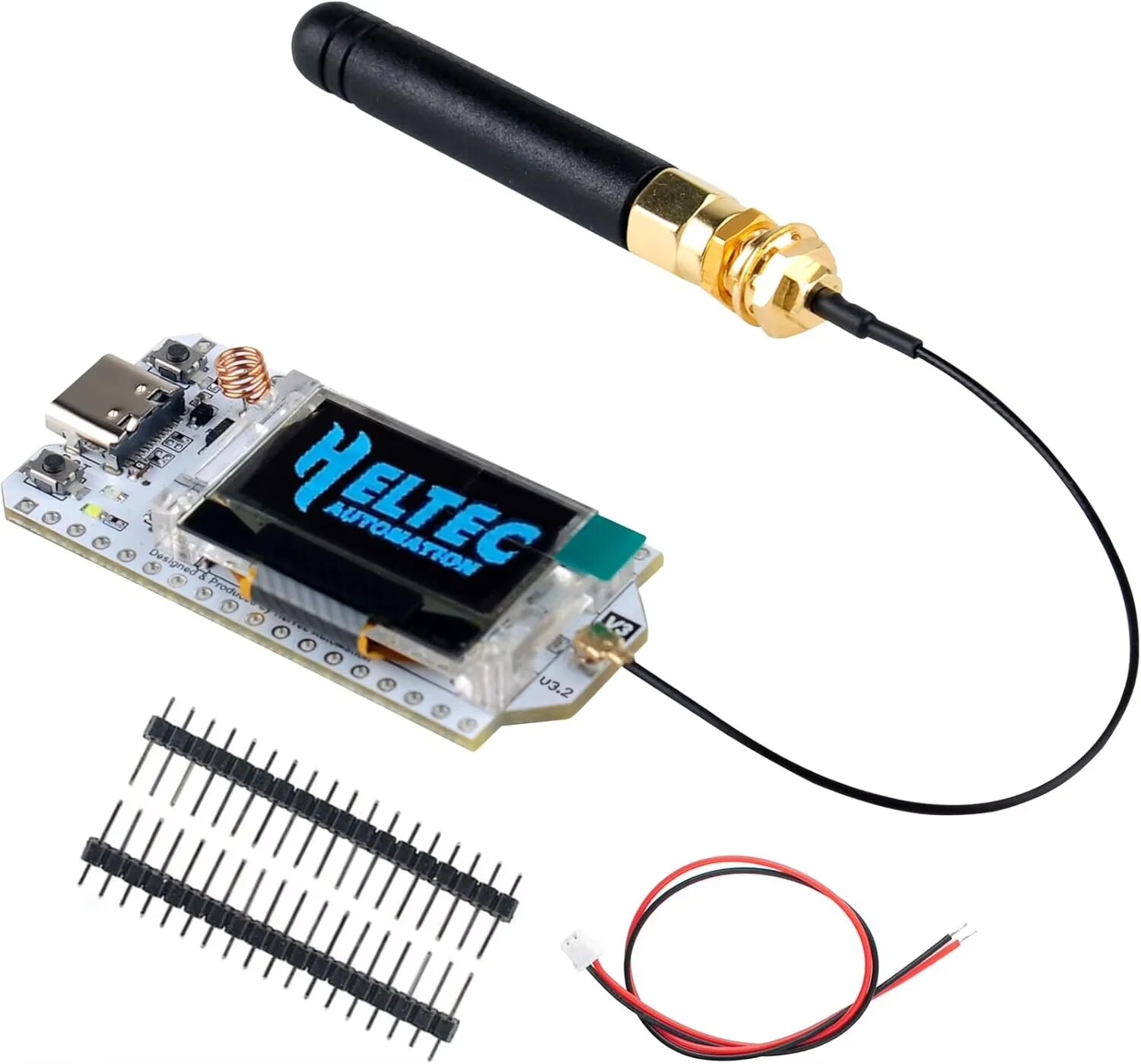 Heltec Lora 32 V3 ESP32 плата Arduino IoT, Цвет: 1PC