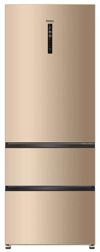 Трехкамерные холодильники отдельностоящие Haier A4F742CGGU1, высота 190.5 см, 482 л, класс A++, золотистый, Россия
