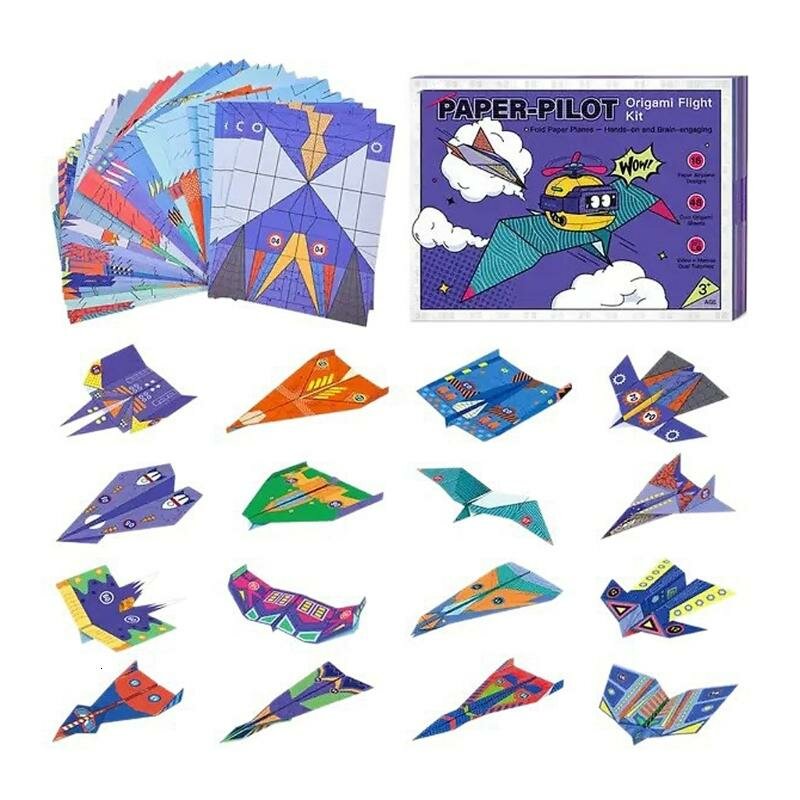 Набор складных бумажных самолётов, 16шт