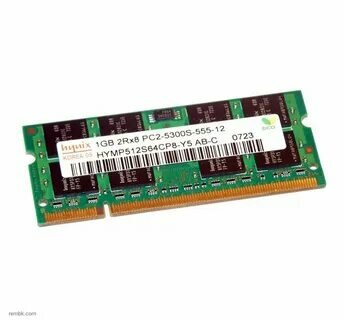 Оперативная память Hynix DDR2 1GB, для ноутбуков (SO-DIMM)