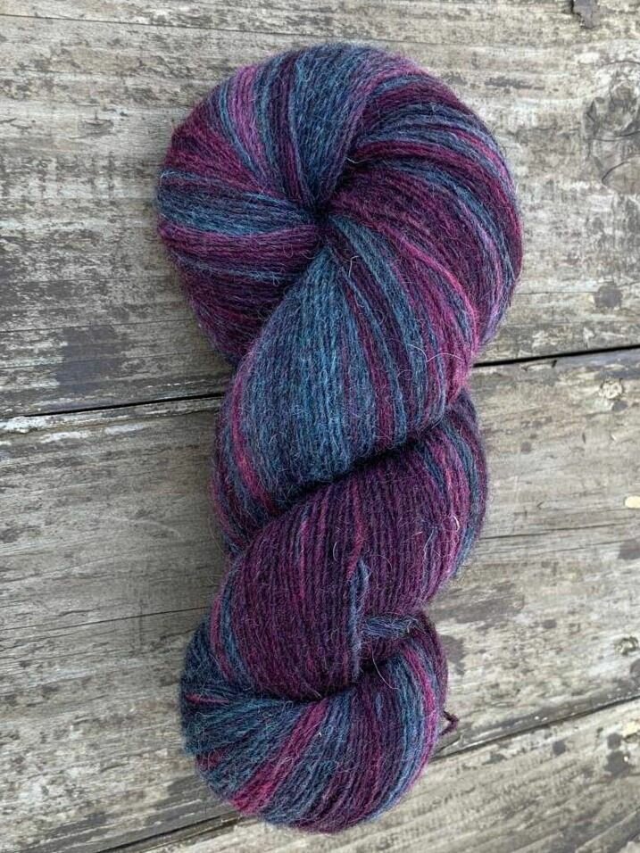 Пряжа Дундага 6/1multicolor DG-9 183грамма (80% меринос)