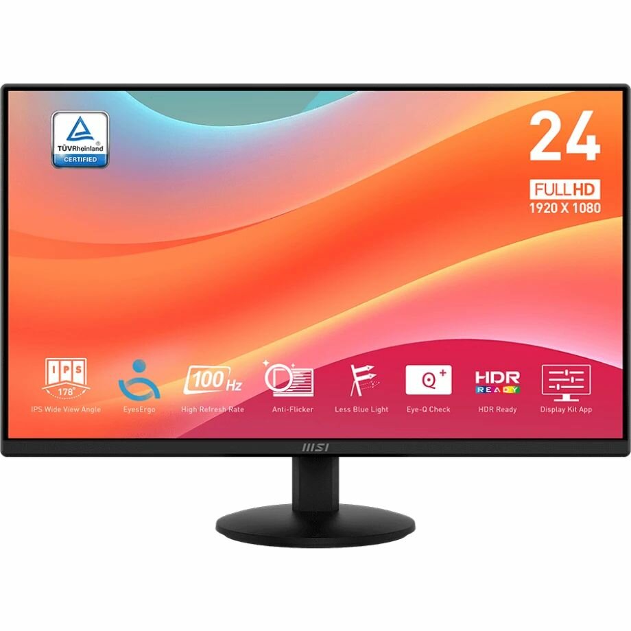 MSI 23.8 Монитор 9S6-3PD5CT-016 IPS, 1920x1080, 100 Гц