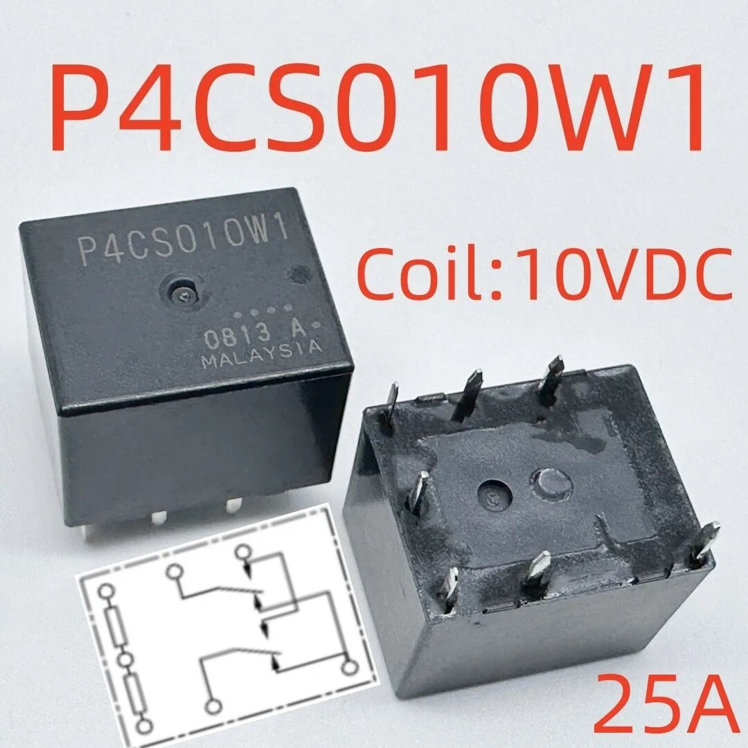 Реле P4CS010W1 10VDC 25A