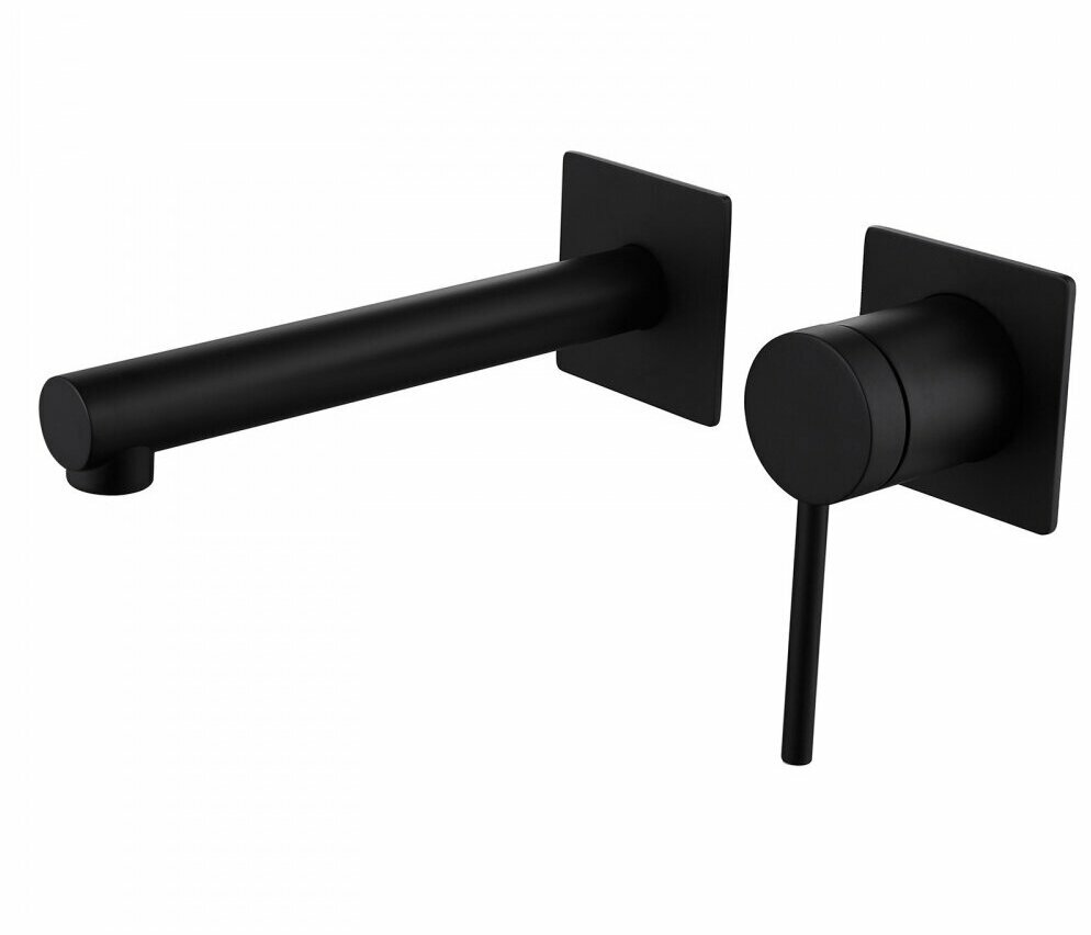Смеситель для раковины Abber Emotion AF8812B черный матовый