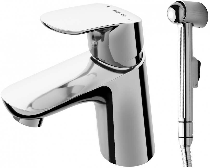 Смеситель для раковины AM.PM Like с гигиеническим душем хром F8003016
