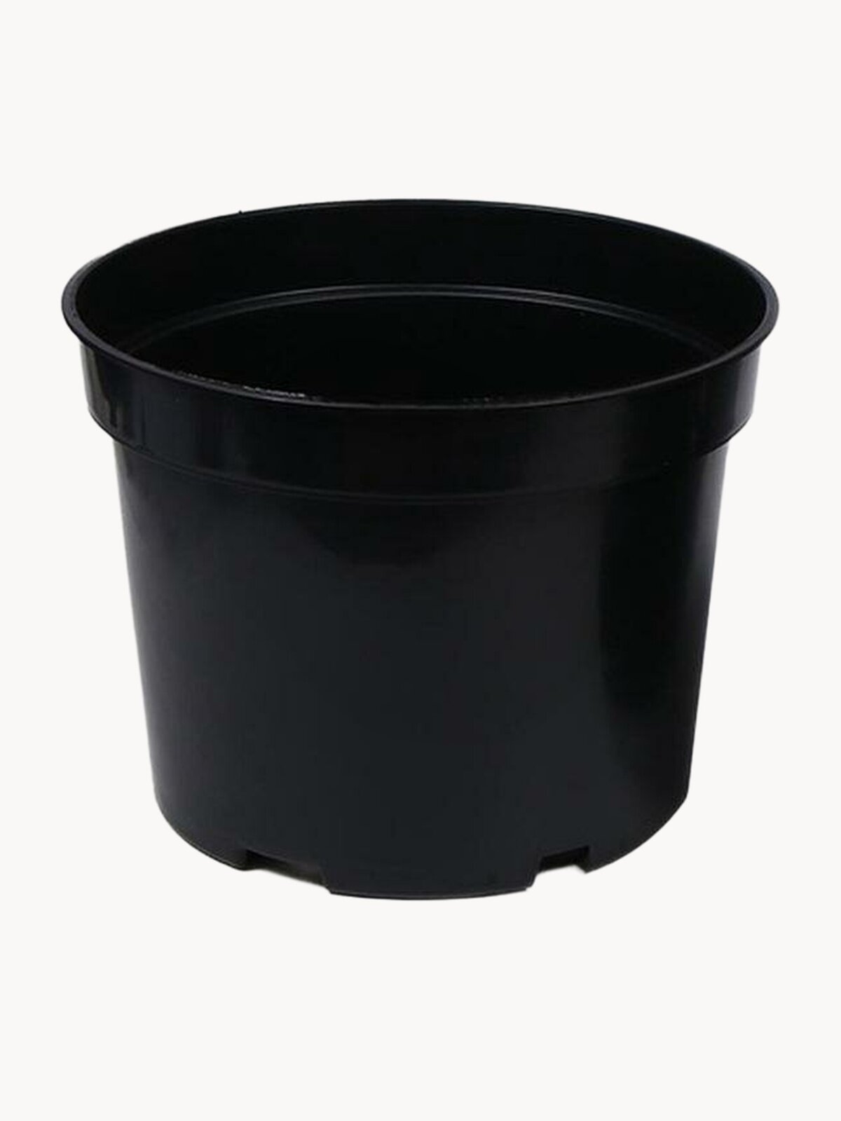 Горшок для рассады, 10 л, d = 29 см, h = 22,5 см, чёрный, Greengo