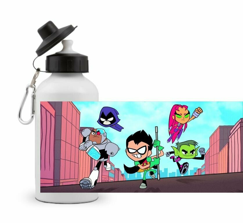 Спортивная бутылка Юные Титаны Вперёд, Teen Titans Go №4