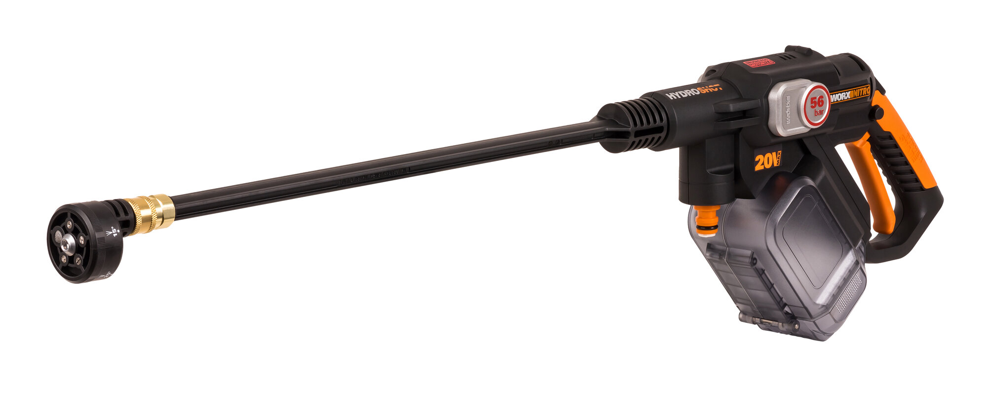 Аккумуляторная мойка высокого давления бесщёточная WORX WG633E.9, 20В, без АКБ и ЗУ