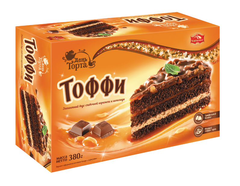 Торт Черемушки, Тоффи, 380 гр