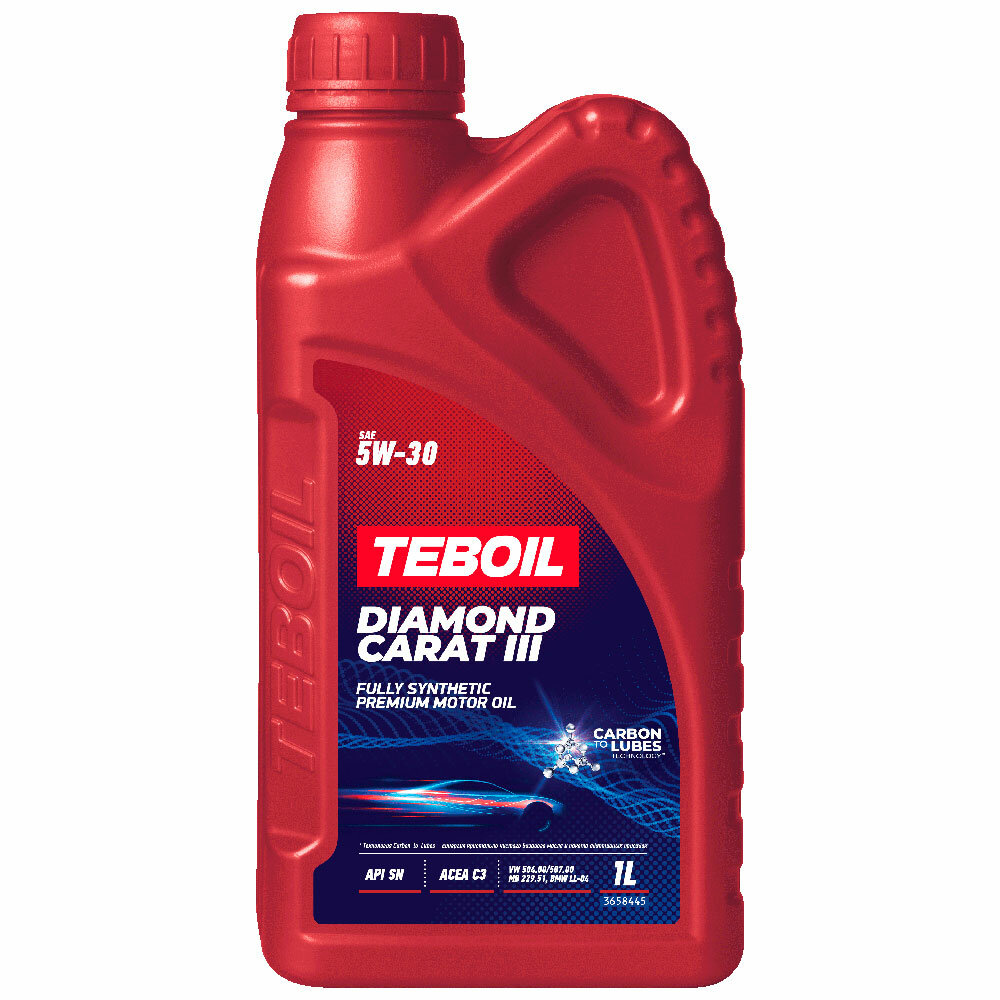 Масло моторное синтетическое TEBOIL Diamond Carat III 5W-30 (1л) 3725809 TEB-5W30-DC-1L