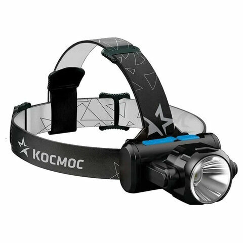 Фонарь налобный аккумуляторный космос, 5 Вт, COB, Li-ion, 3 режима, заряд от USB, KOCH5WLi-On