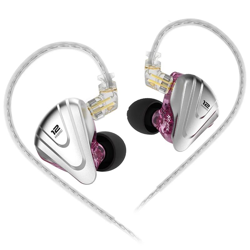 Металлические наушники KZ ZSX Terminator ZSX Purple NoMic