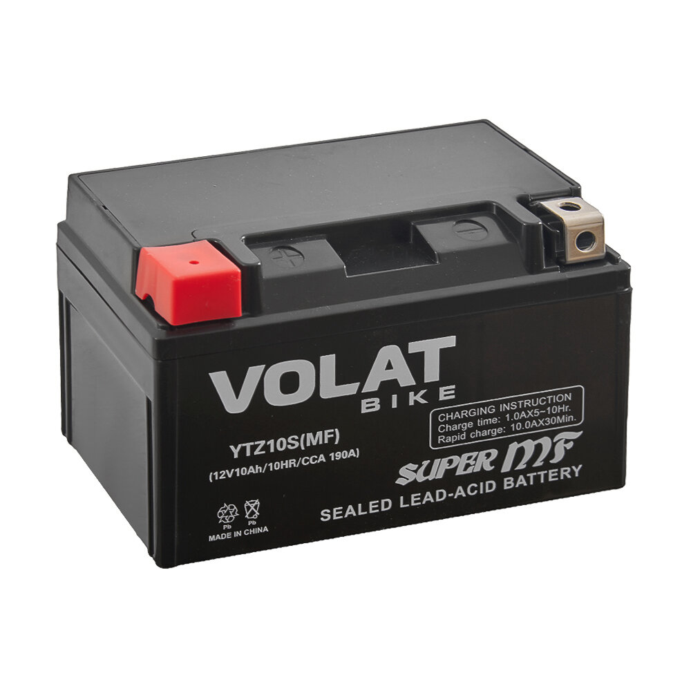 Аккумулятор VOLAT YTZ10S 10 Ач 190А П/П YTZ10S(MF)