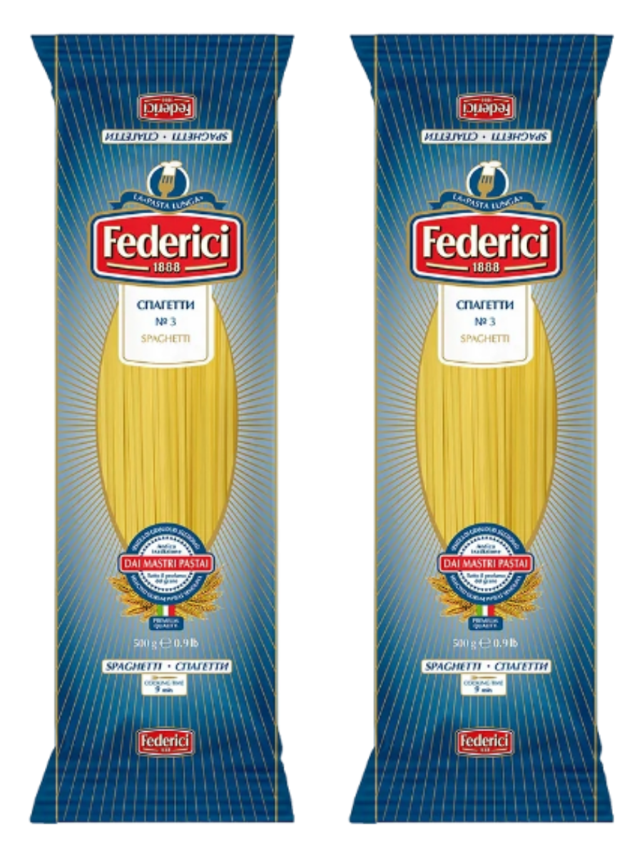 Макароны спагетти из твёрдых сортов пшеницы 500 г*2шт