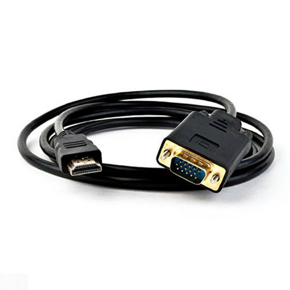 Orient переходник Кабель-адаптер HDMI M C702 --> VGA 15M, длина 1.8 метра, черный