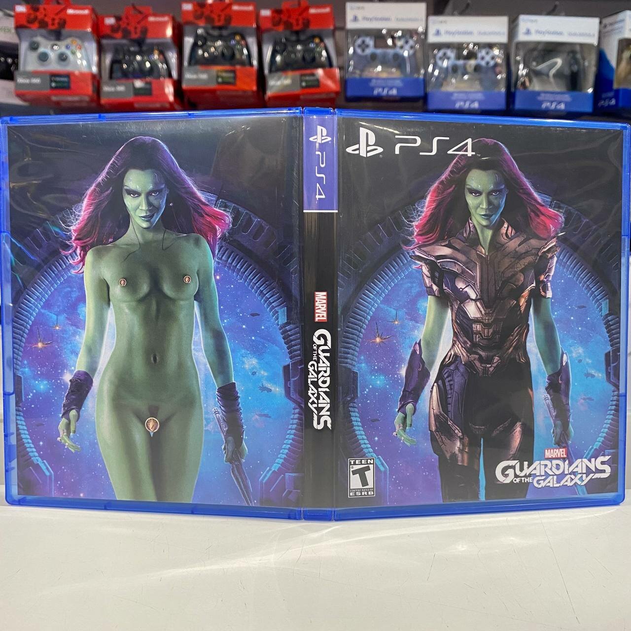 Эксклюзивная обложка PS4 для Marvel’s Guardians of the Galaxy/ Cтражи Галактики №12