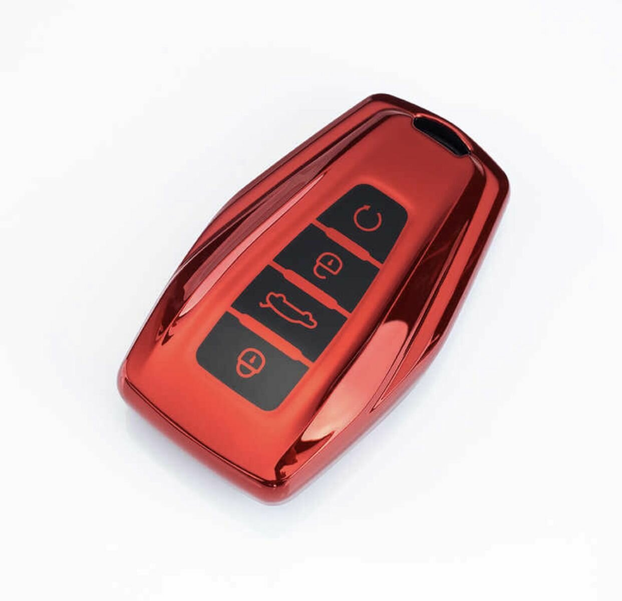 Чехол на ключ Geely Coolray, Monjaro/ Джили Кулрей, Монжаро TPU new red