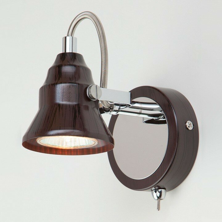 Бра Eurosvet 20062/1 хром/венге Magnum