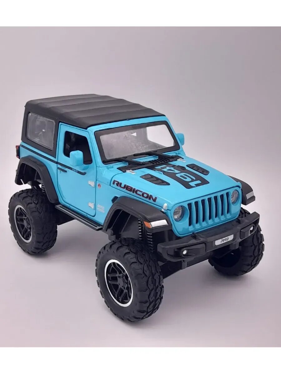 Металлическая машинка jeep rubicon, масштаб 1:20