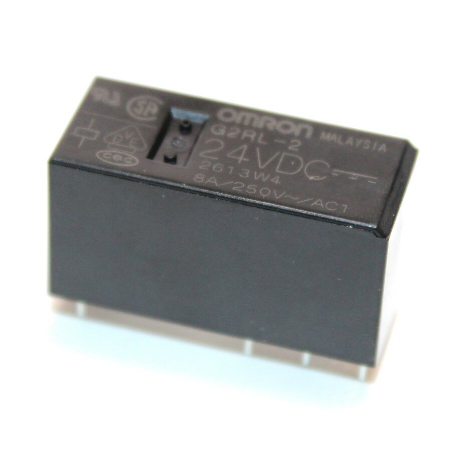 RELAY G2RL224DC, Реле, R_G2RL, OMRON, (упр:24В/DC, комм: 8A/250В/AC, 2NO/2NC, AgSnO2, R-coil:2.3кОм)