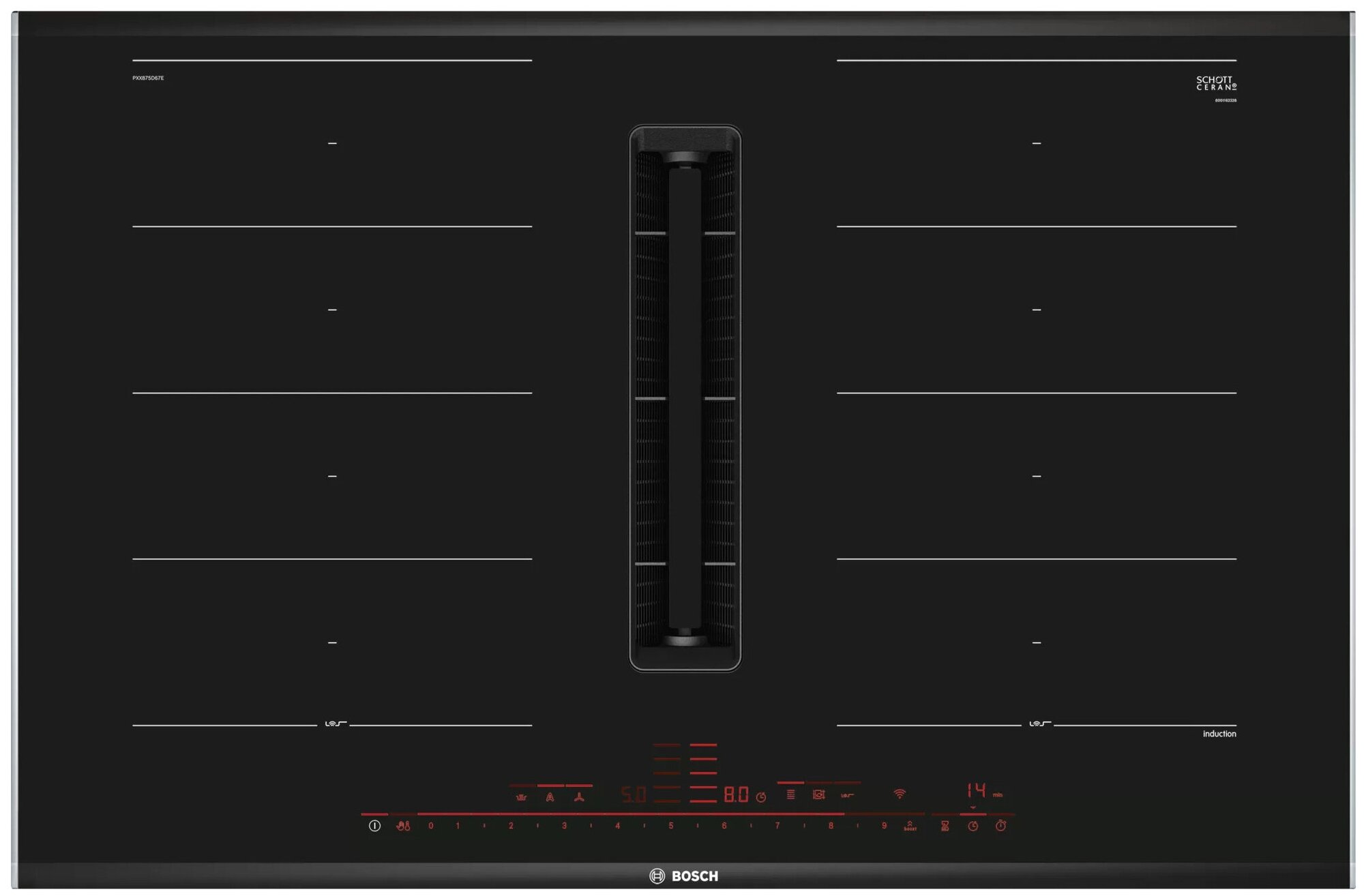 Варочная поверхность Bosch PXX875D67E черный
