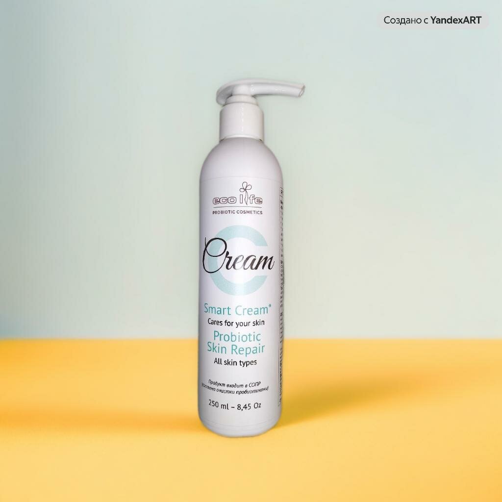 Пробиотический крем ecolife "Smart Cream", для всех типов кожи, 250мл