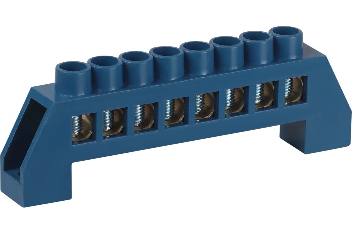 ЭРА NO22463 ШНИ-8x12-8-Д-синий шина ноль в изоляторе для электрощитовой сборки